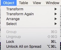 Unlock Objects and Layers in InDesign
